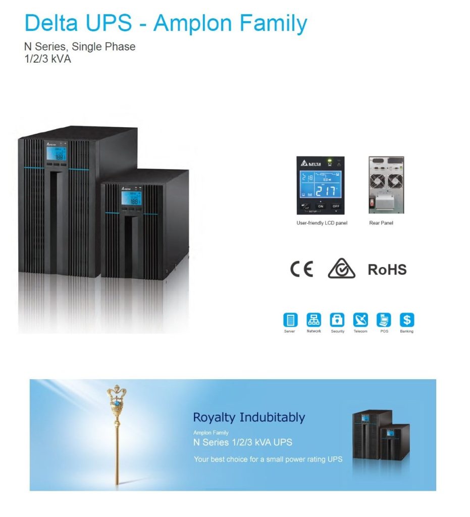 CL 3000 PLUS Delta UPS 3000 VA -3 KVA 1PH/1PH – Eagle Systms For Supplies