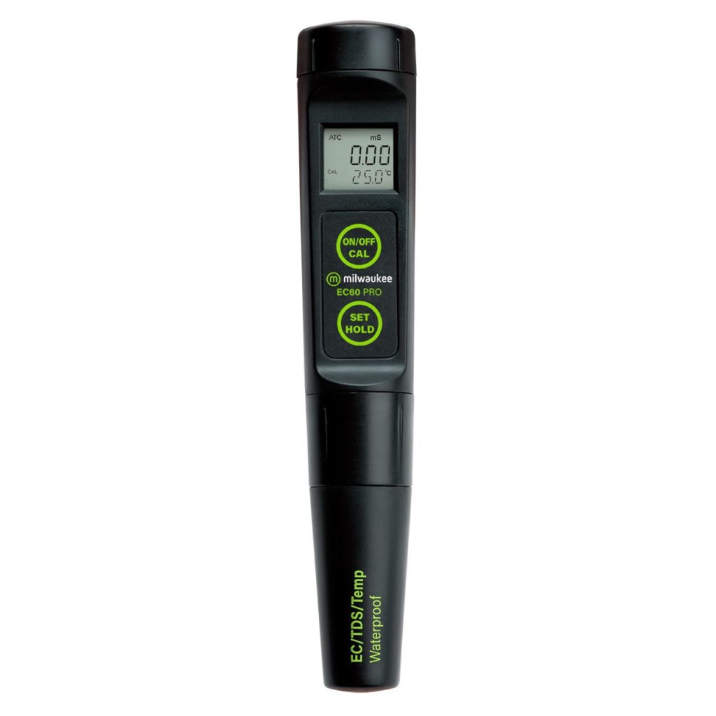 Milwaukee EC60 PRO Waterproof 3-in-1 EC / TDS / Temp Tester with ...